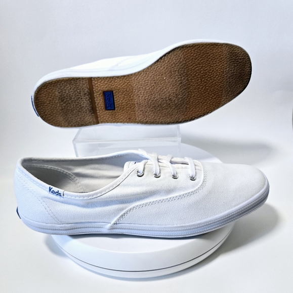 Keds | Shoes | Keds Champion White Sneakers Camvas Size 85 | Poshmark